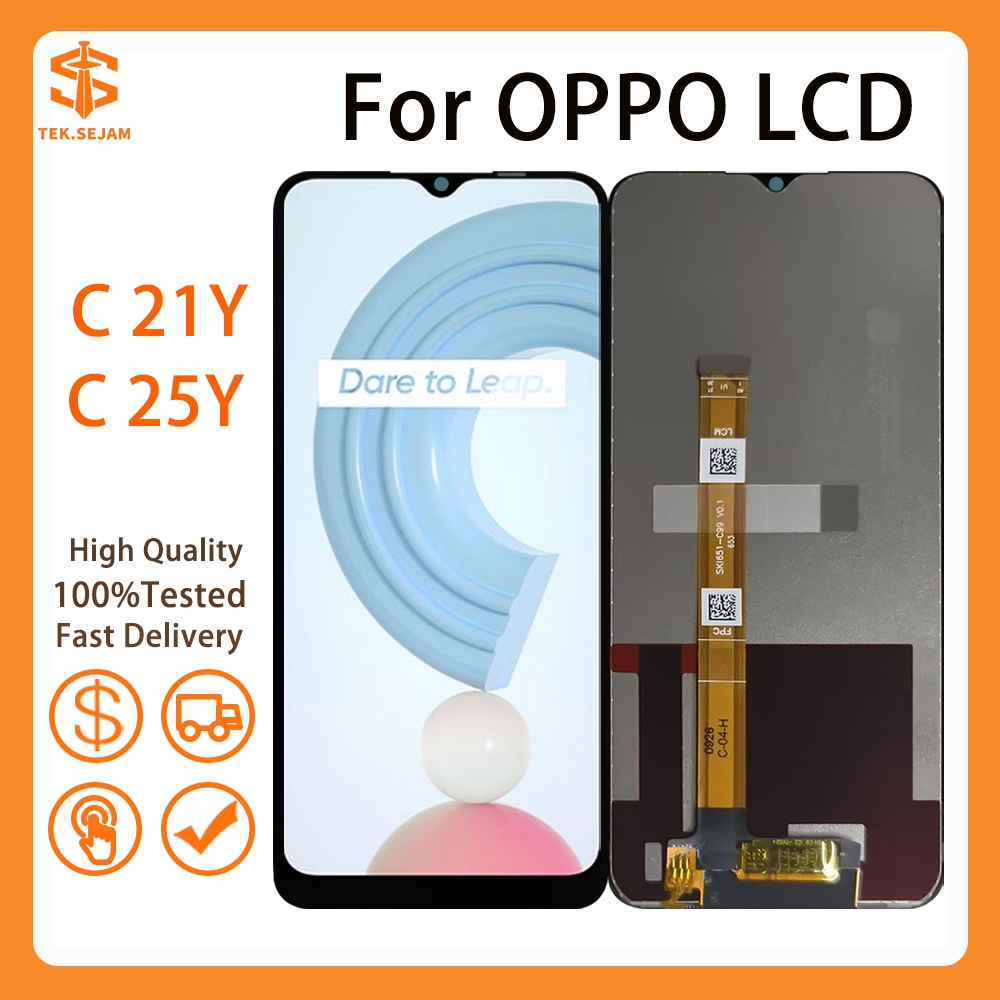 100% Tested Original Oppo Realme C21Y C25Y LCD Display Touch Screen ...