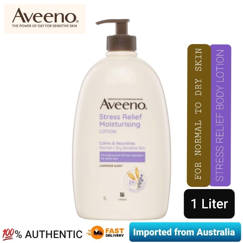 Aveeno Stress Relief Moisturizing Lotion 1L | Shopee Philippines