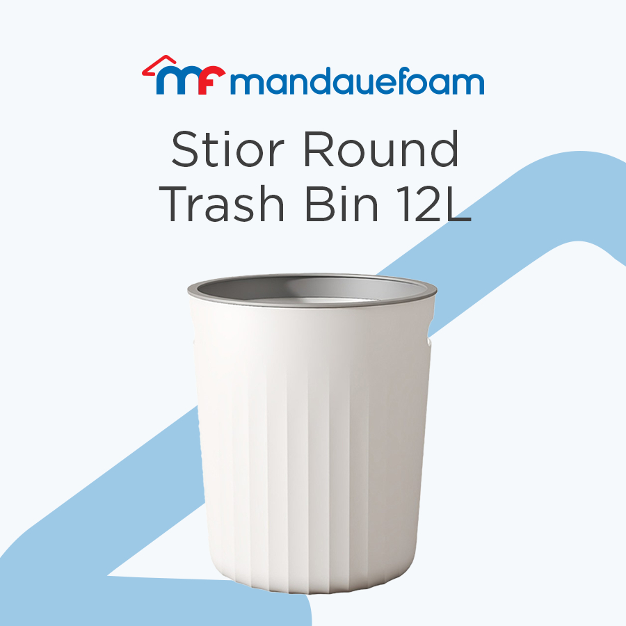 Mandaue Foam Stior Round Trash Bin 12L | Shopee Philippines