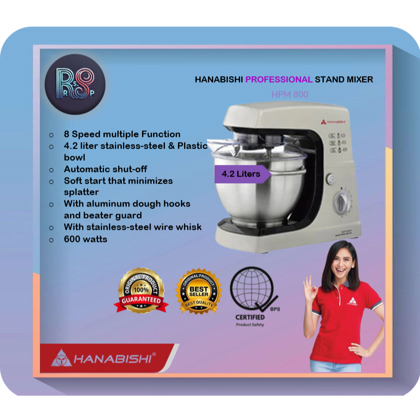 HANABISHI PROFESSIONAL STAND MIXER HPM-800 | Shopee Philippines