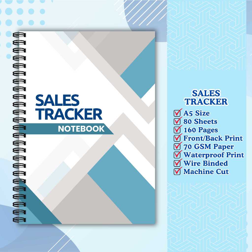 A5 Sales Record Tracker Booklet Notebook | Shopee Philippines