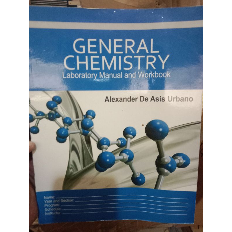 GENERAL CHEMISTRY LABORATORY MANUAL AND WORK BOOK | Shopee Philippines
