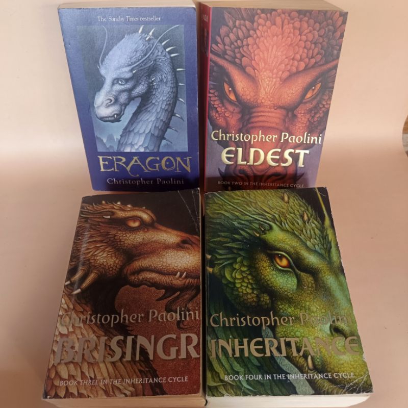 Eragon, Eldest, Brisingr, Inheritance by Christopher Paolini | Shopee Philippines