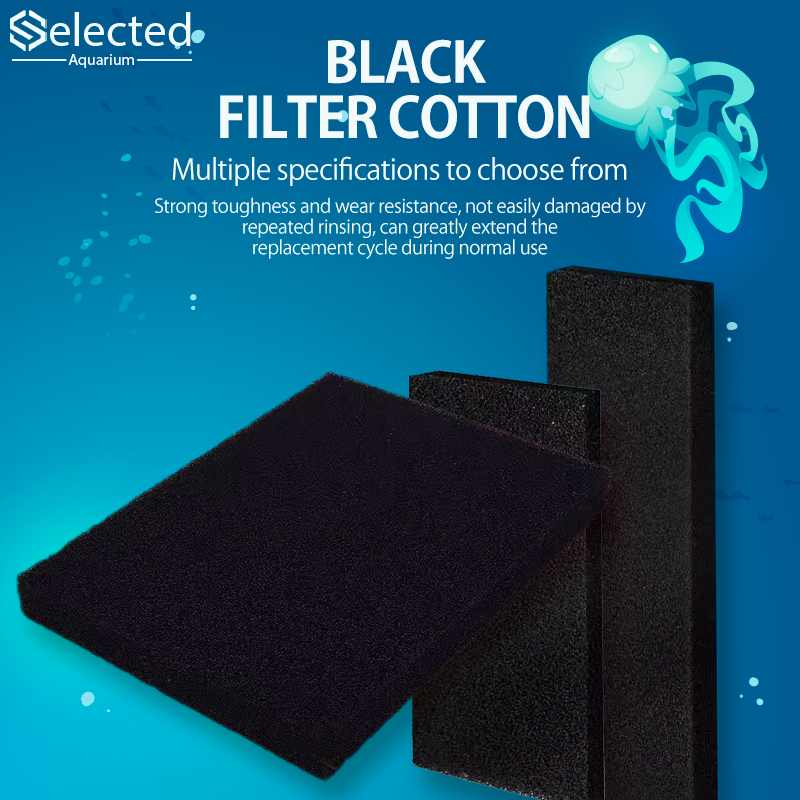 Aquarium Bio Sponge Filter Media Pad Cut-to-Size Open Cell Foam Sheet ...