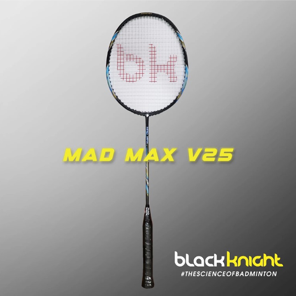 Black Knight MAD MAX V25 Badminton Racket Black | Shopee Philippines