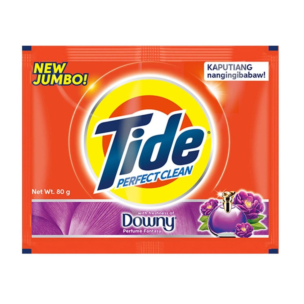 Tide Perfect Clean Perfume Fantasy Jumbo 67g 6+1 Pack | Shopee Philippines