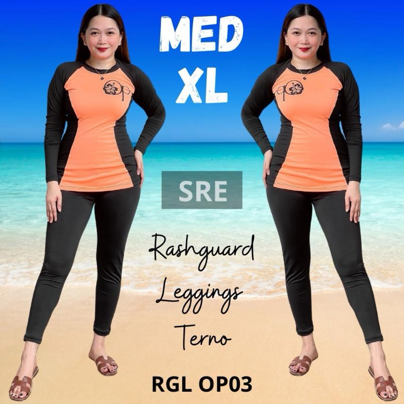 RASHGUARD LEGGINGS TERNO NEON COLOR | Shopee Philippines