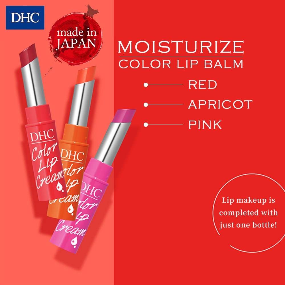 DHC Japan Color Lip Balm Olive Virgin Oil Placenta Moisturizing ...