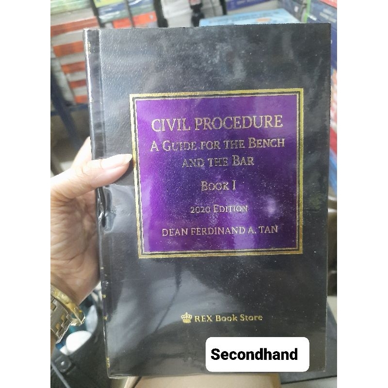 Civil Procedure A Guide for the Bench and the Bar Book 1 by Tan(2020 ed./secondhand) | Shopee ...
