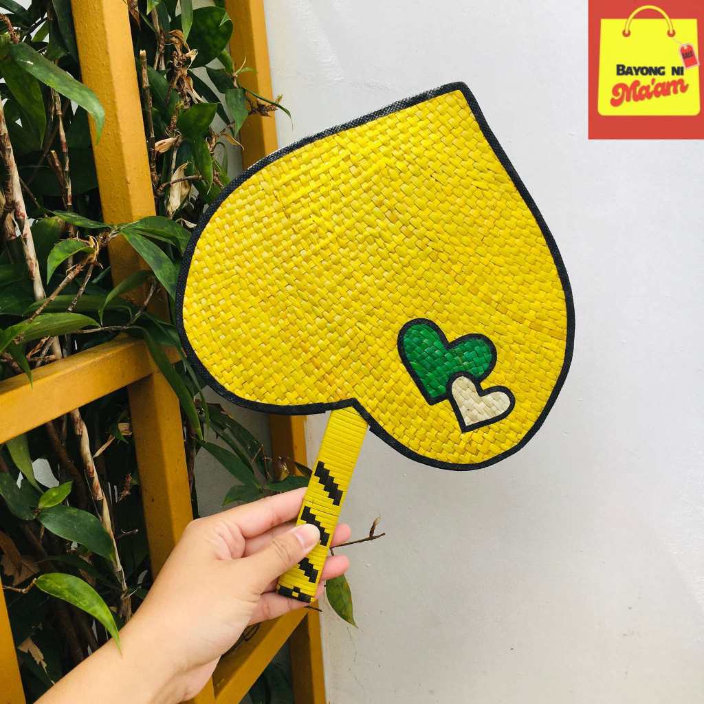 BAYONG NI MA'AM: New! Unique Shape on Native Abaniko Pamaypay || Hand ...