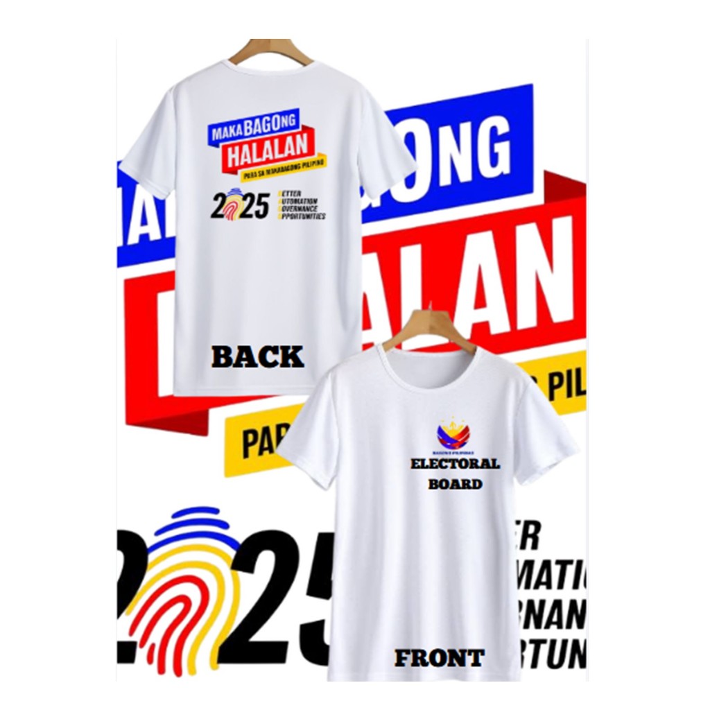 ELECTION SHIRT 2025 SUBLIMATION UNISEX SHIRT | Shopee Philippines