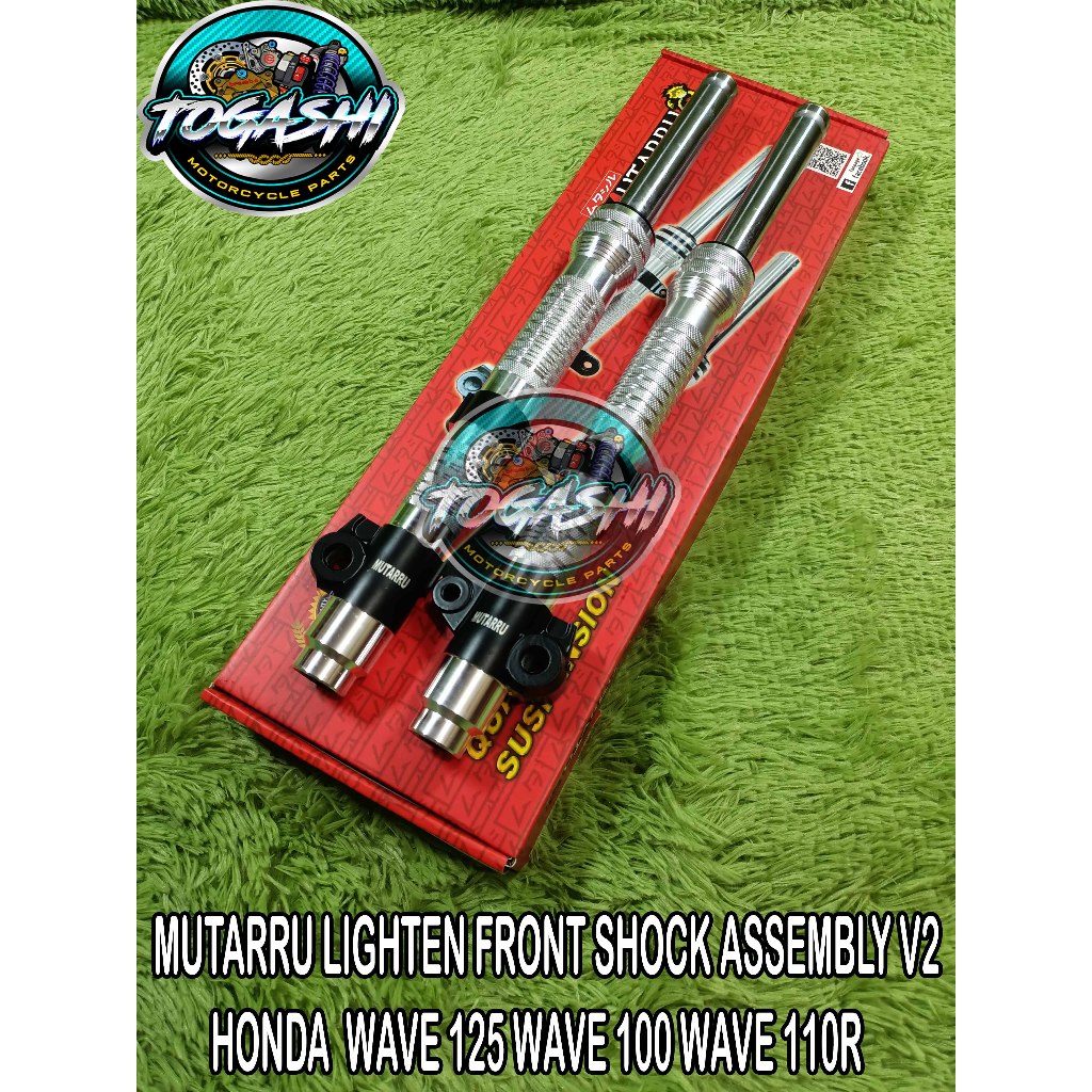 MUTARRU LIGHTEN FRONT SHOCK ASSEMBLY V2 HONDA WAVE 125/ WAVE 100/ WAVE 100R | Shopee Philippines