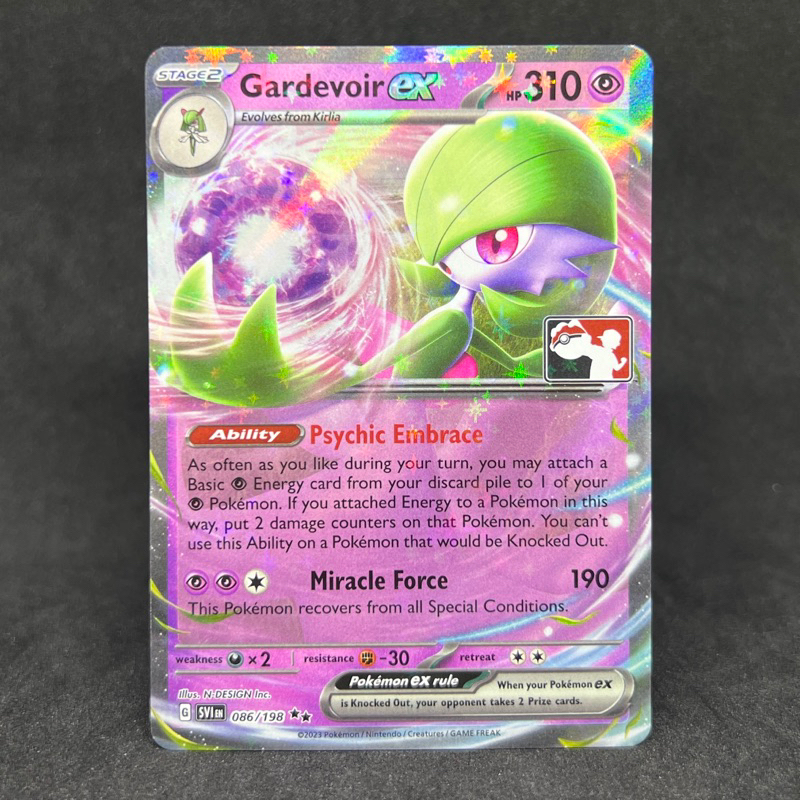 Pokemon TCG Gardevoir ex 086/198 Stamped Double Rare 2024 Play Prize ...