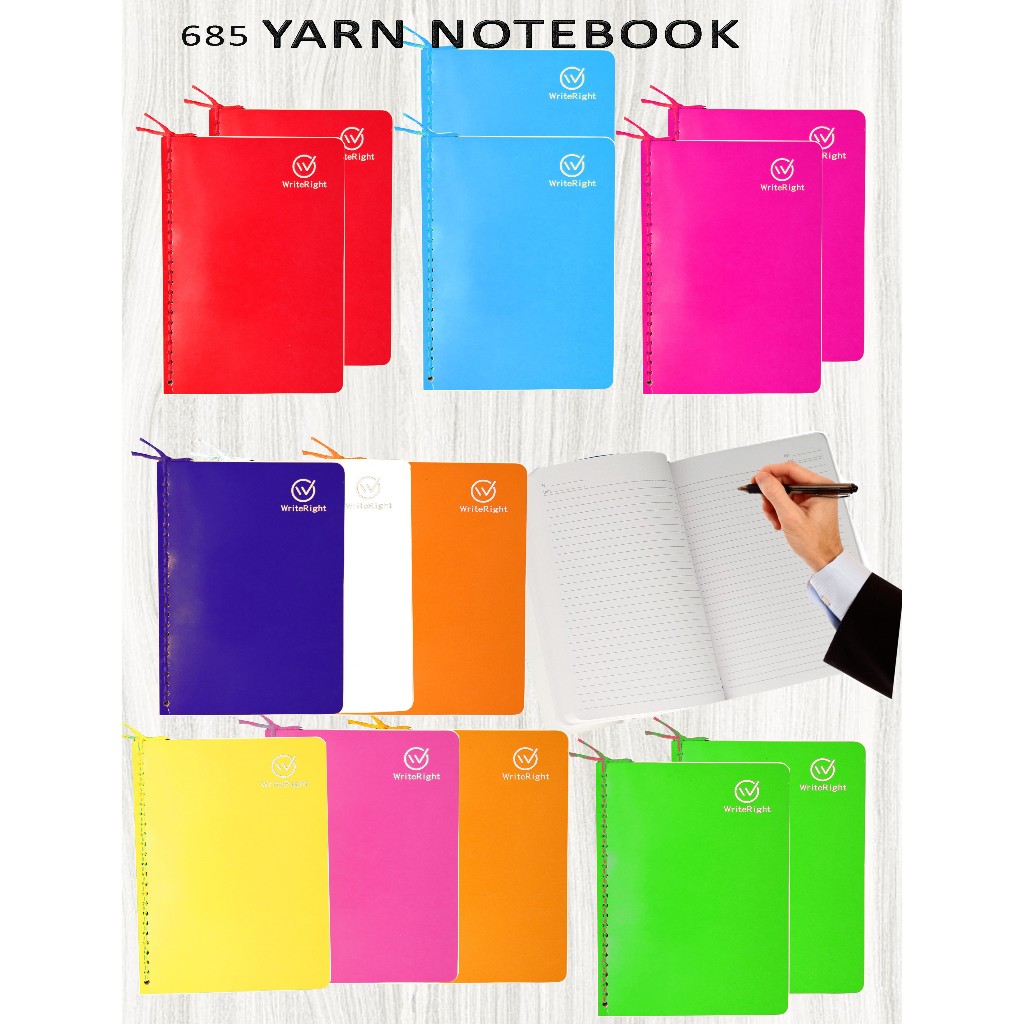 (WriteRight) 685 Yarn Notebook School Supplies and office Supplies ...