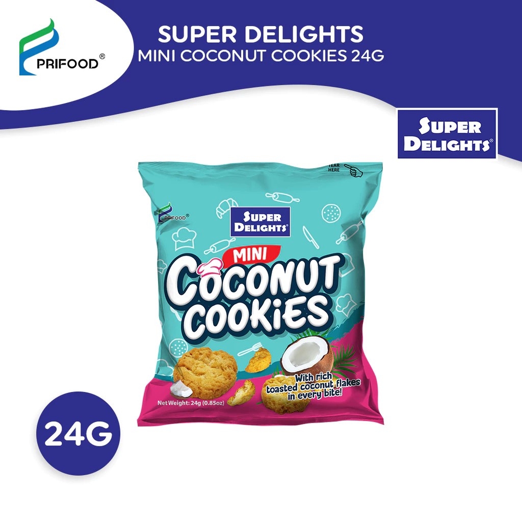 Super Delights Mini Coconut Cookies 24g (FREEBIES ONLY DON'T BUY ...