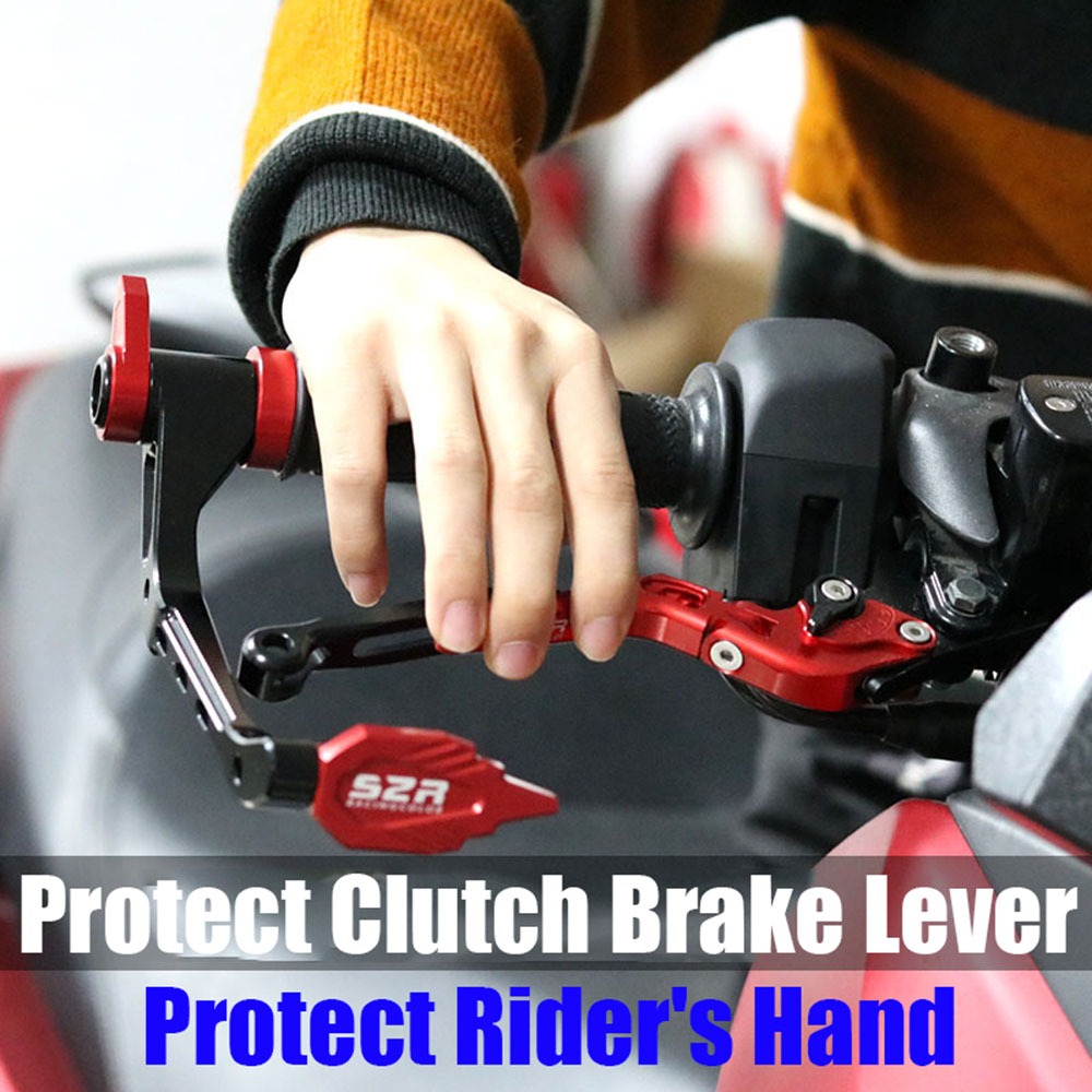 For YBR XTZ YTX 125 Motorcycle Handguard Brake Lever Guard CNC aluminum ...