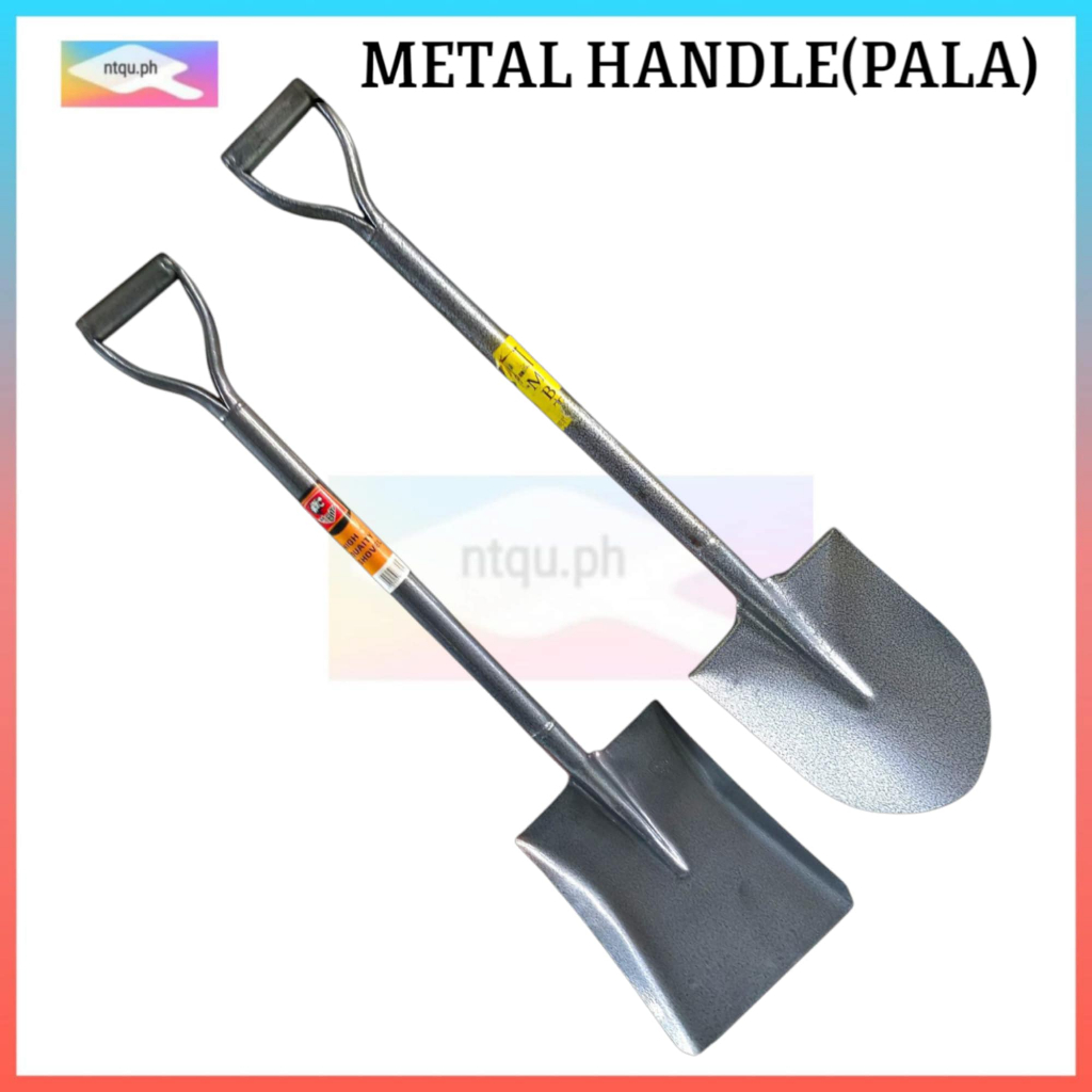 BAKAL NA PALA (SHOVEL ) POINTED AND SQUARE TYPE STEEL HANDLE | Shopee ...
