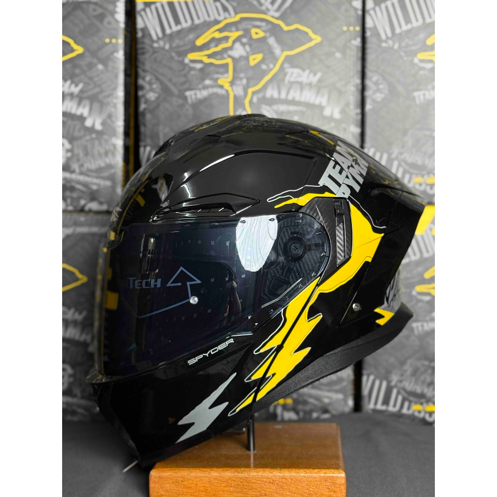 Spyder x Team Payaman Icon GD Modular Motorcycle Helmet with Dual Visor ...