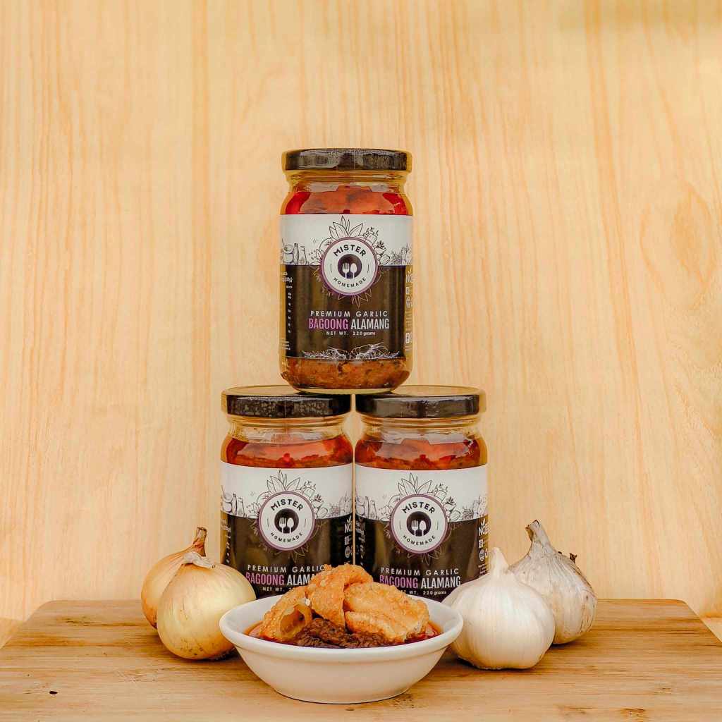 Premium Garlic Bagoong Alamang with Crispy Bagnet in a Glass Jar by ...