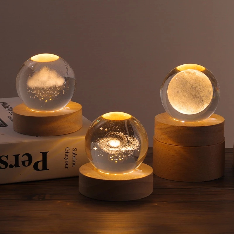 LED Crystal Ball Lights for Enchanting Ambiance - A Touch of Magic ...