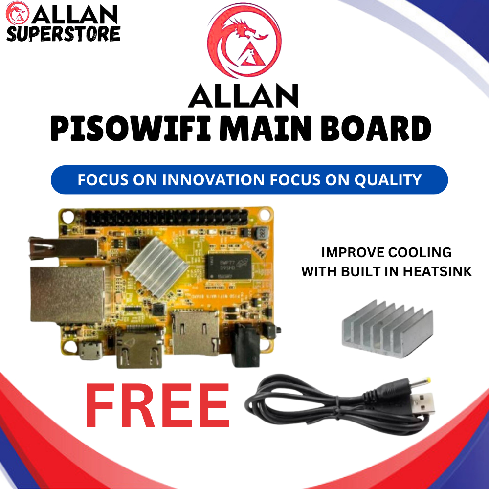 Allan Superstore PISOWIFI MAIN BOARD for PISOWIFI | Custom Board | Main ...