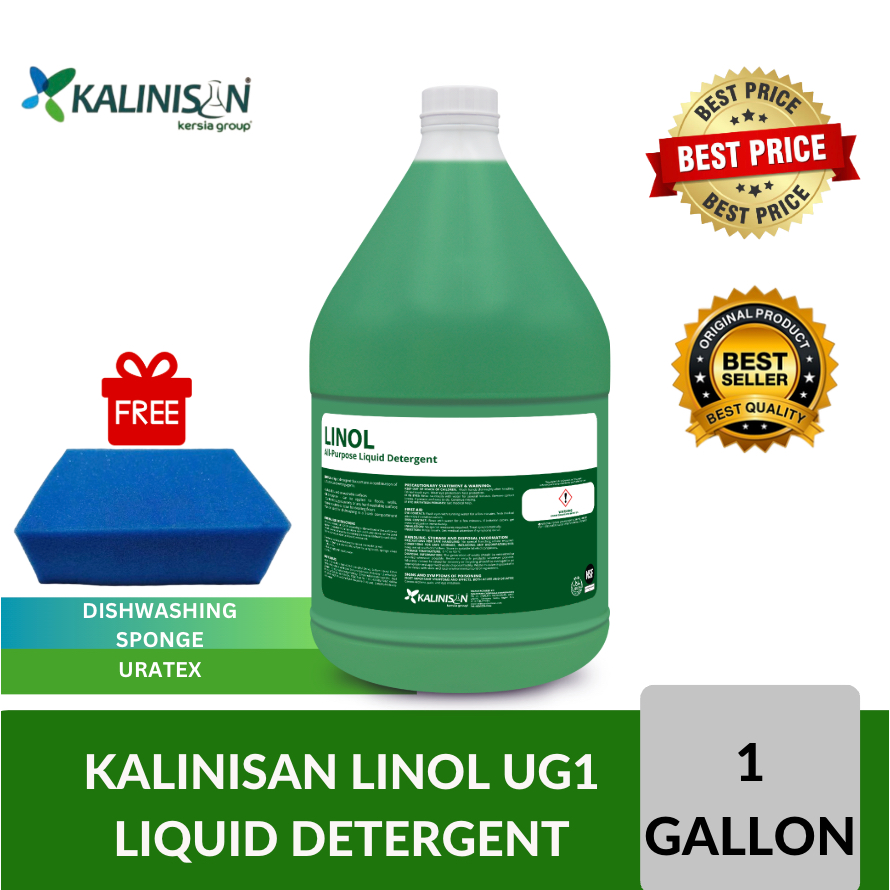BEST PRICE Kalinisan Linol UG1 All Purpose Liquid Detergent 1 Gallon ...