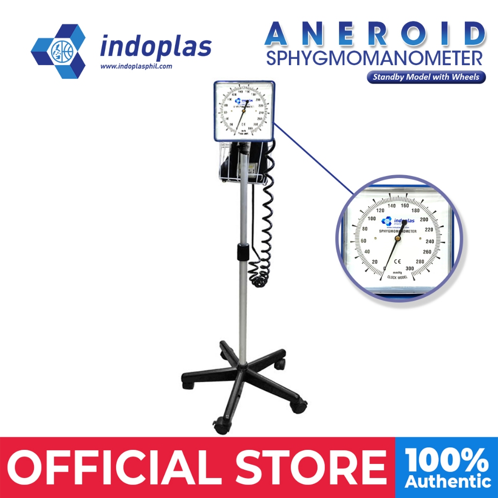 Indoplas Aneroid Blood Pressure Sphygmomanometer Standby Model with ...