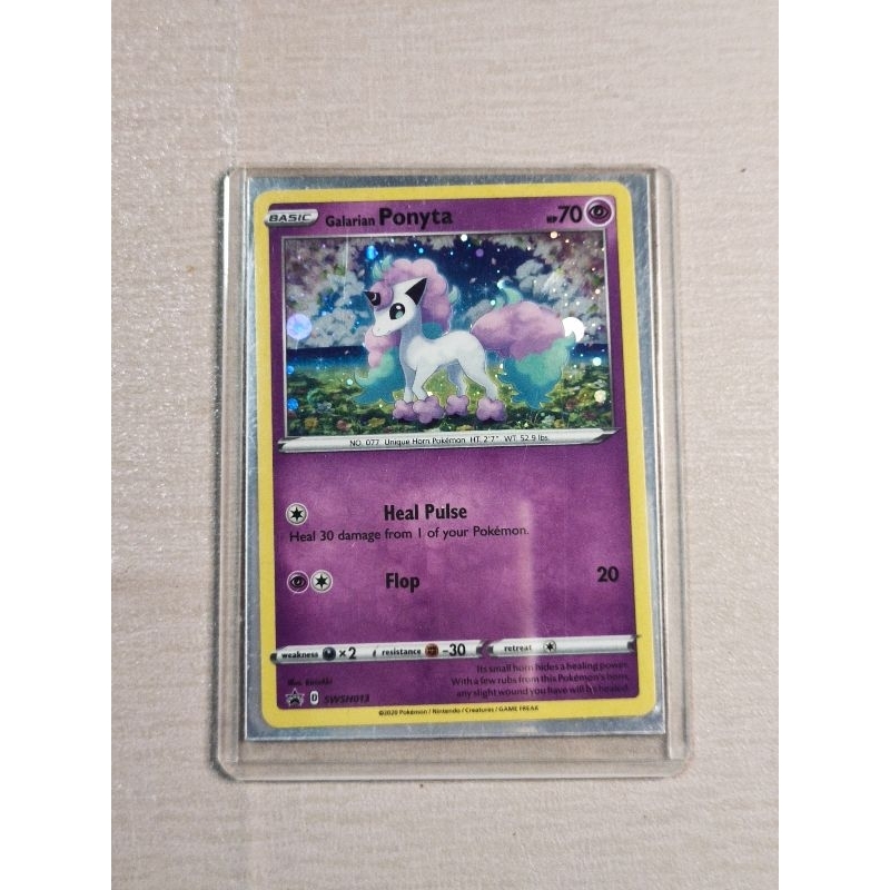 Galarian Ponyta Holo Promo SWSH013-Near Mint | Shopee Philippines