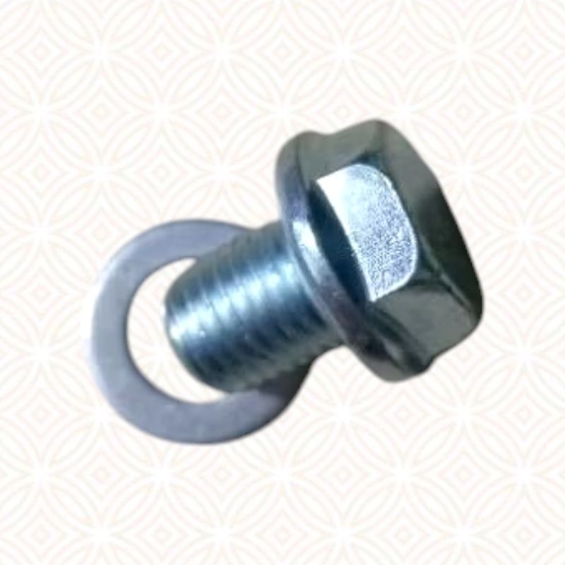 drain plug bolt xrm,wave,tmx,rusi,set with washer | Shopee Philippines