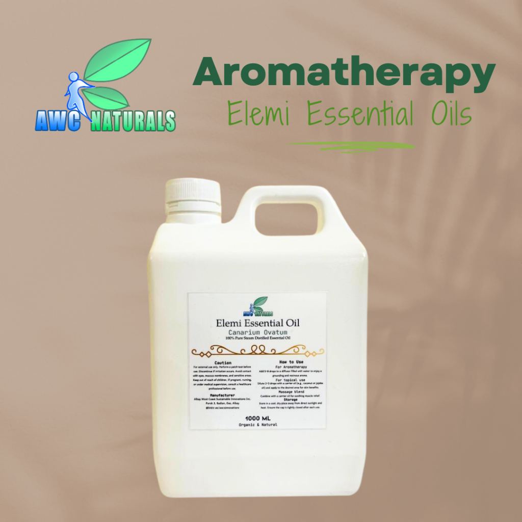 100% Pure Elemi Essential Oil | 1000 mL Bulk | Premium Aromatherapy Oil ...