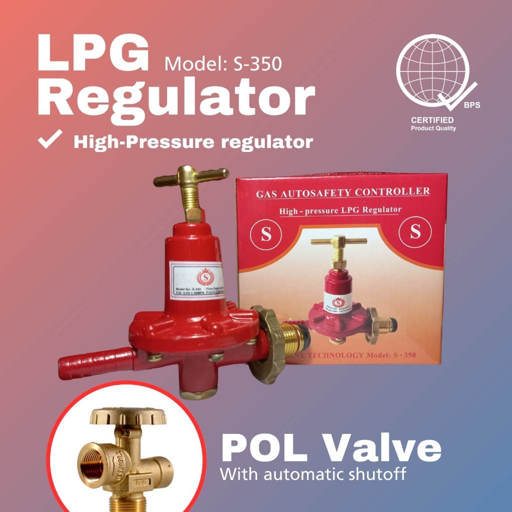 LPG Gas Regulator High Pressure POL Full Valve | Shopee Philippines