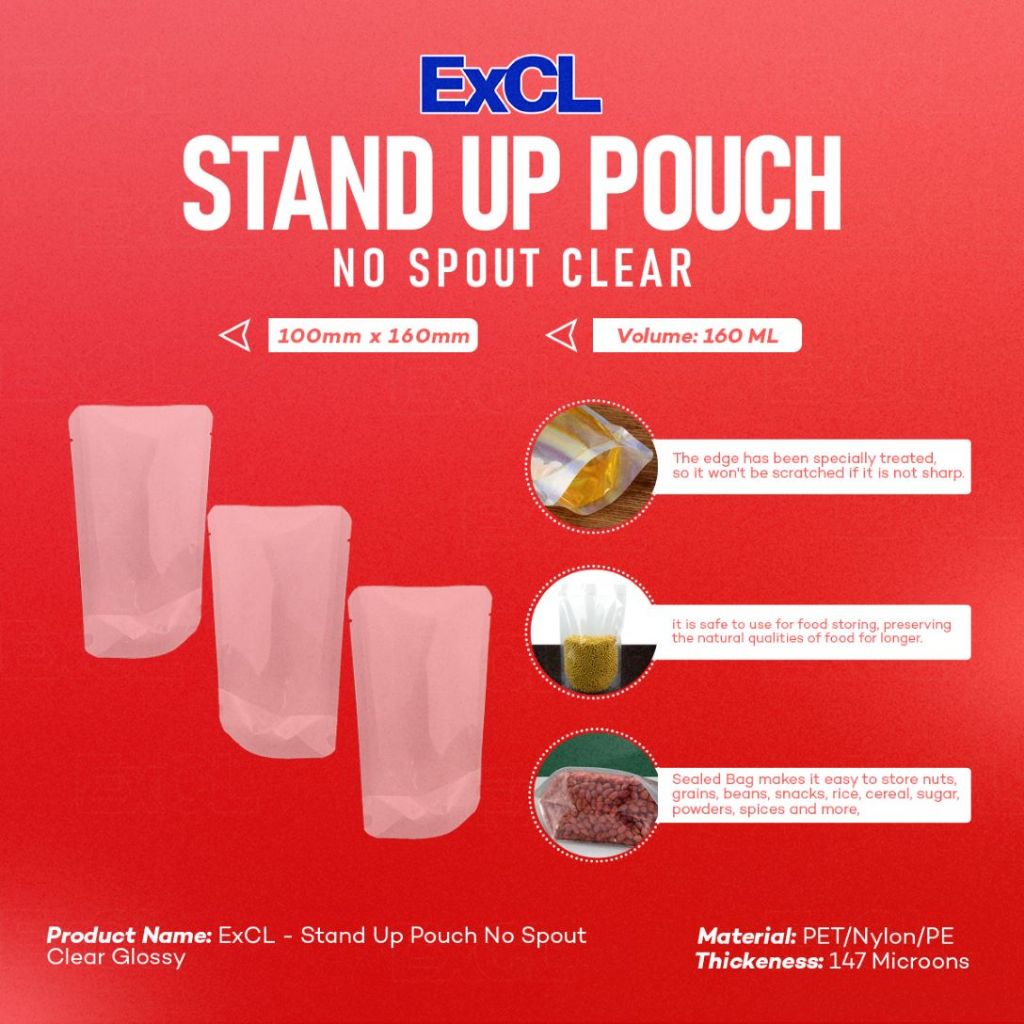 Stand Up Pouch (SUP) for Liquid without Spout (50pcs) | Shopee Philippines