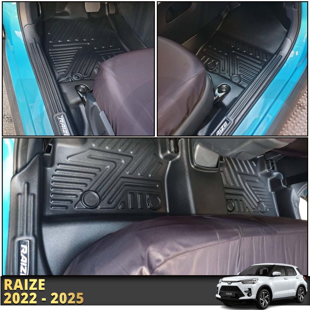 TOYOTA RAIZE 2022 - 2026 DEEPDISH MATTING EXTENDED 5D KQD (2022 2023 ...