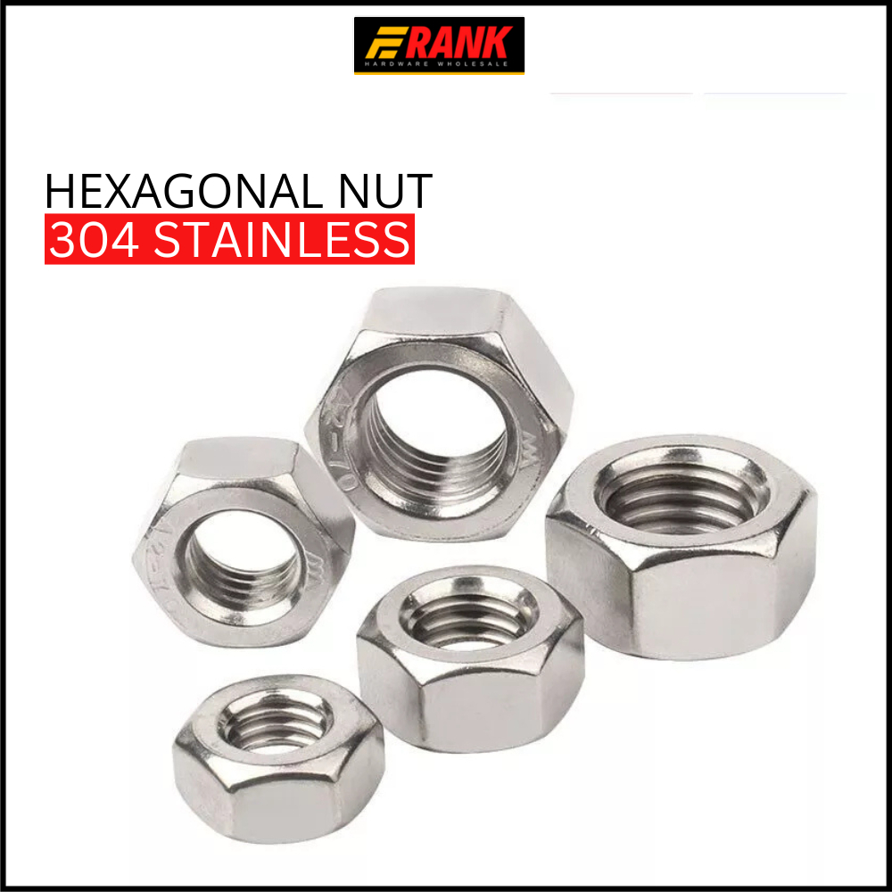 304 Stainless Hex Nut Allen Bolt Nut Hexagonal Nut For Allen Bolt Frank ...