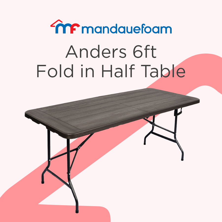 Mandaue Foam Anders 6ft Fold in Half Table | Shopee Philippines