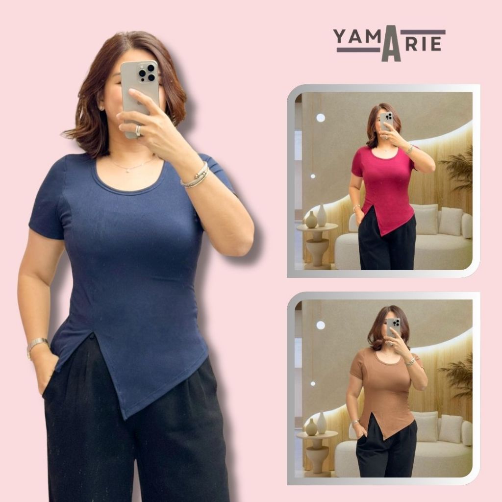 Yamari.Ph Samantha Knitted Top | Shopee Philippines