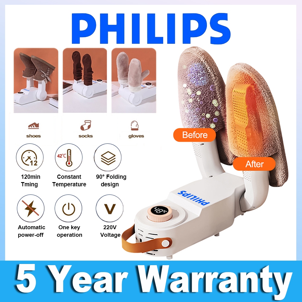 PHILIPS Folding Shoe Dryer 360° Household Sterilization and ...