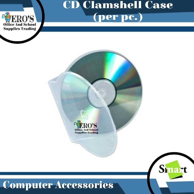 CLEAR CD CLAMSHELL CASE I SOLD PER PIECE | Shopee Philippines