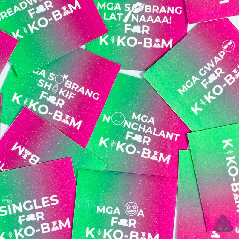 Witty and Trending Tags Themed Stickers for Kiko Bam | Shopee Philippines