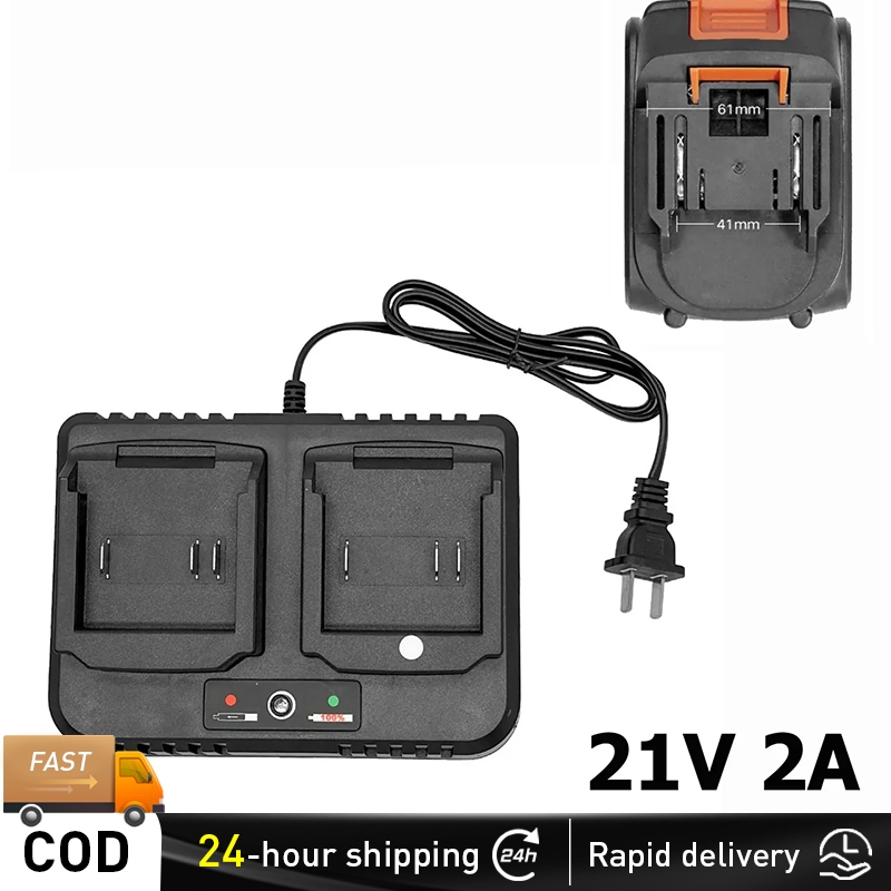 Two-seat Makita Lithium Battery Charger 21V Makita Cordless Drill Angle ...