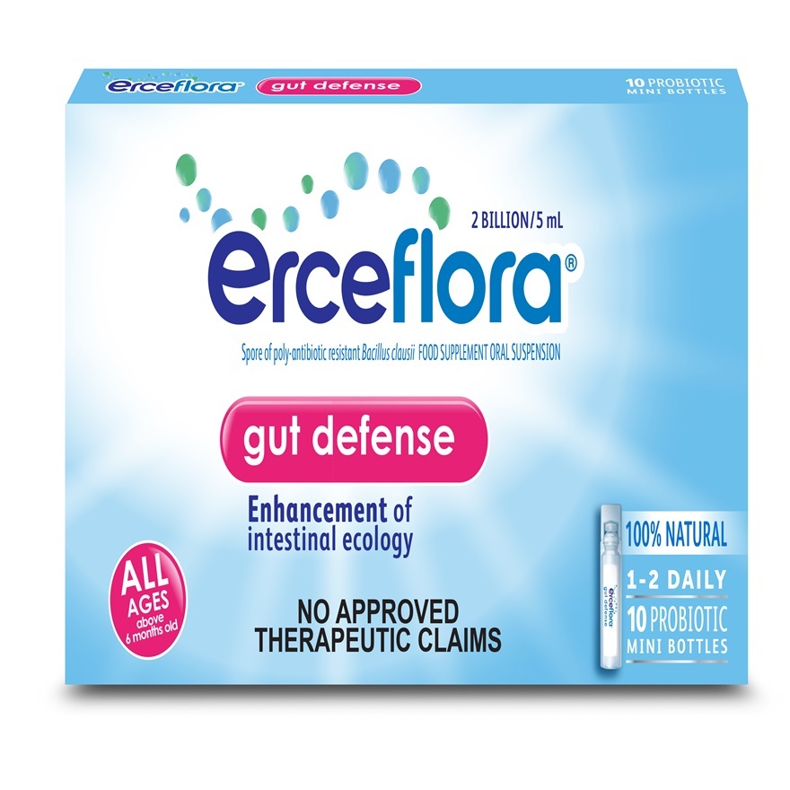 ERCEFLORA Gut Defense 10s | Shopee Philippines