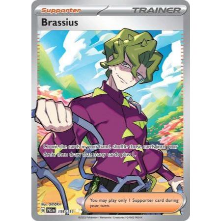 Brassius - 135/131 - Full Art Secret Rare Scarlet & Violet: Prismatic ...