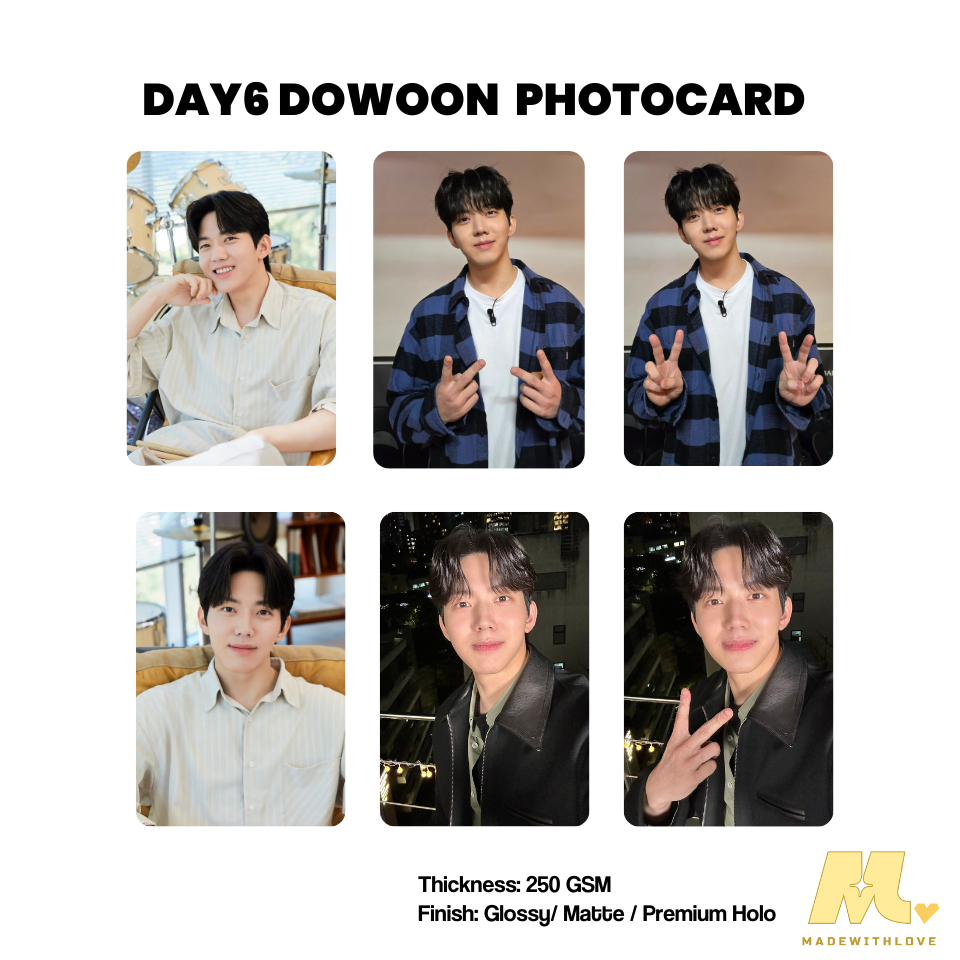 DAY6 DOWOON Photocard | Shopee Philippines