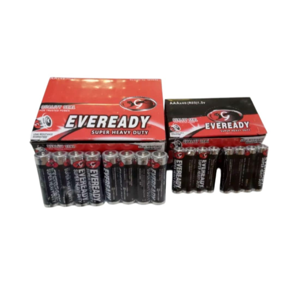 Eveready (Class A ) AA -1 box 48 pcs/ AAA - 1 box 40 pcs | Shopee ...
