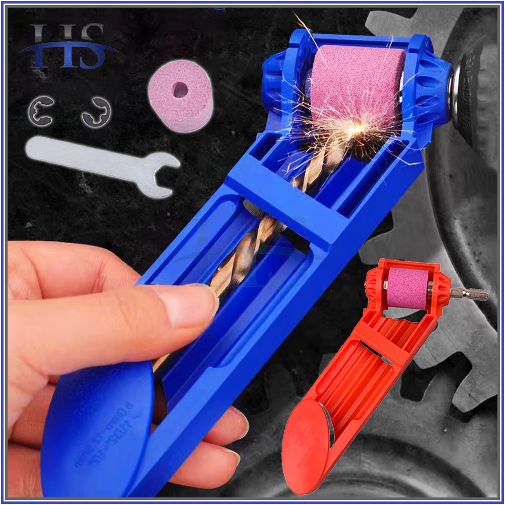 HS 2-12.5mm Portable Drill Bit Sharpener Corundum Grinding Wheel for ...