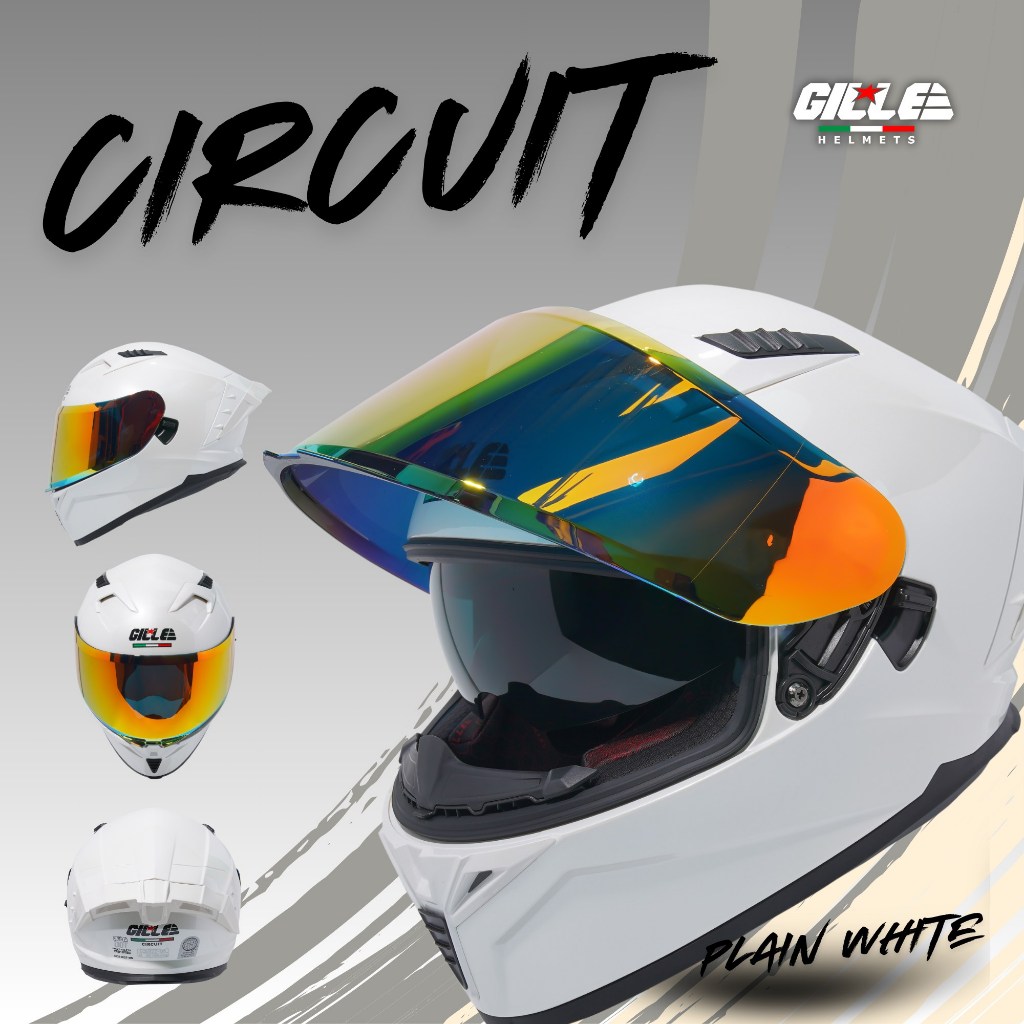 GILLE 843 CIRCUIT full face helmet Dual Visor for women And Men Helmet ...