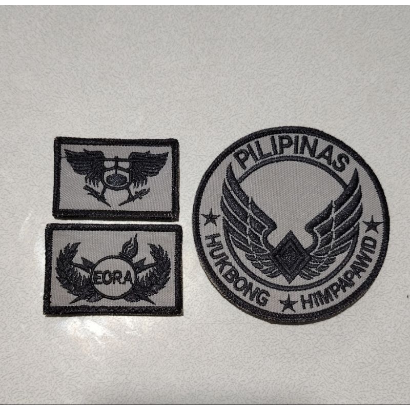 AIRFORCE PATCH/EORA/AGOS/HUKBONG HIMPAPAWID PATCH W/ VELCRO MAGICTAPE ...