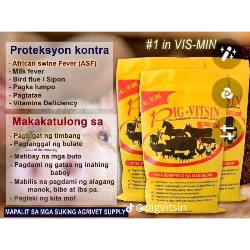 PIG VITSEN FEEDS SUPPLEMENT | Shopee Philippines