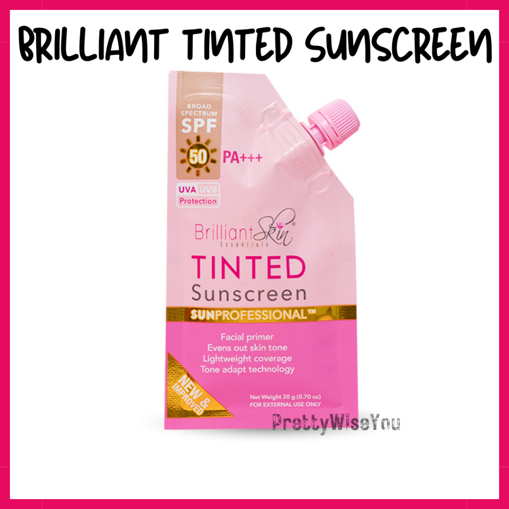Brilliant Skin Tinted Sunscreen Facial Primer SPF 50 20g | Shopee ...