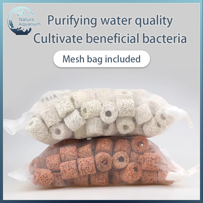 Bakki Roll Biological Aquarium Filter Media Pond Filter Lava Ring ...